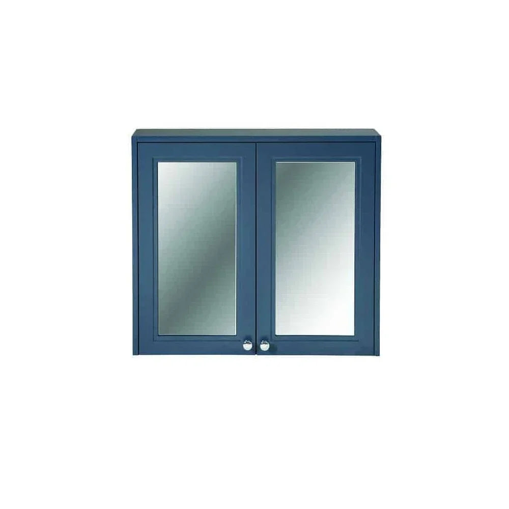 Woodbridge 700mm Mirror Cabinet Navy – Home Centre Direct