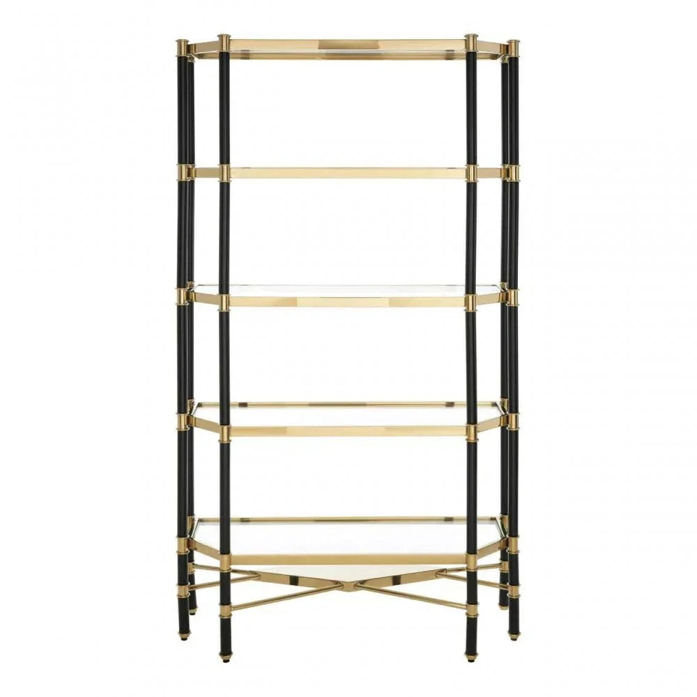 Verdi 5 Shelf With Champagne Detail – Home Centre Direct
