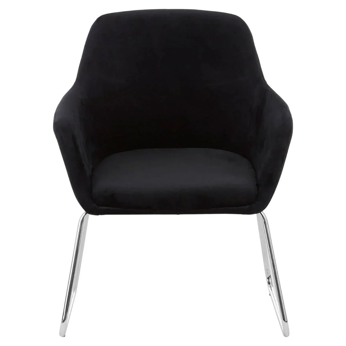 Sleek Chrome Sled Leg Chair – Home Centre Direct