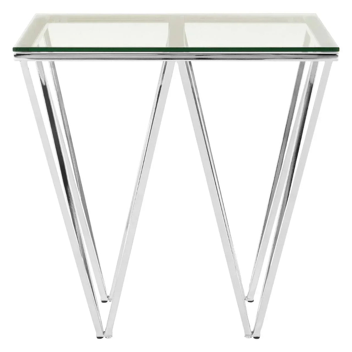 Chrome Triangular End Table – Home Centre Direct