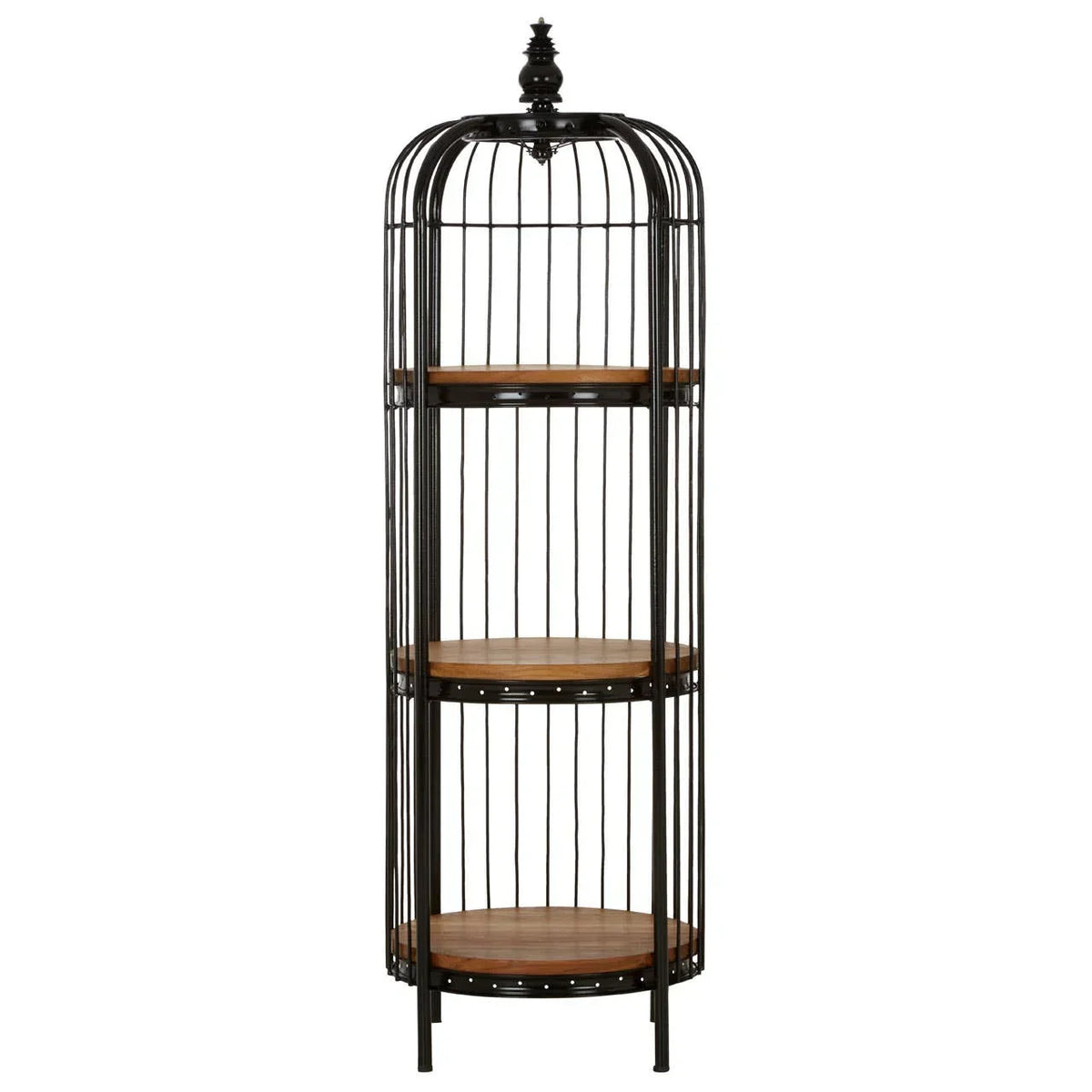 Luxurious Black Birdcage Shelf – Home Centre Direct