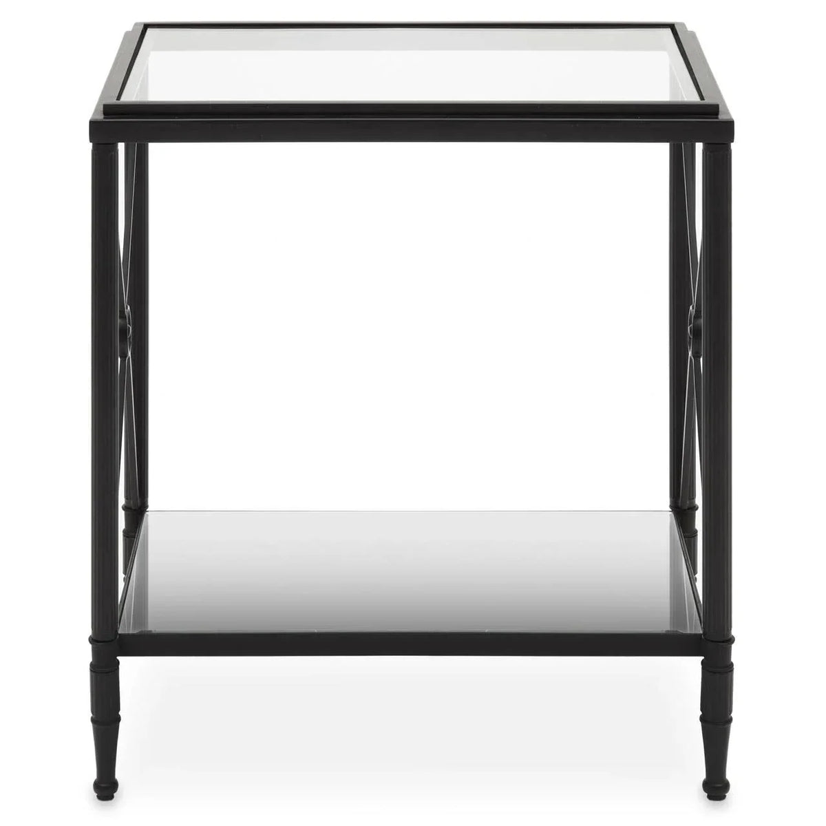Monochrome Glass Side Table – Home Centre Direct